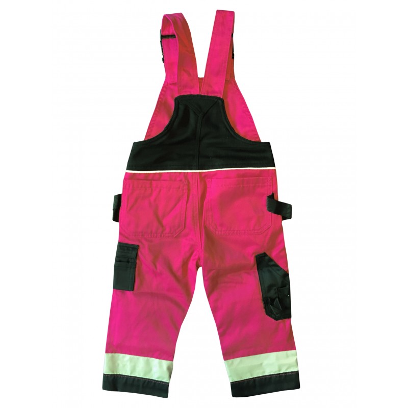 Köp Hängselbyxa med Loxy-reflex Rosa | Babymonkey.se